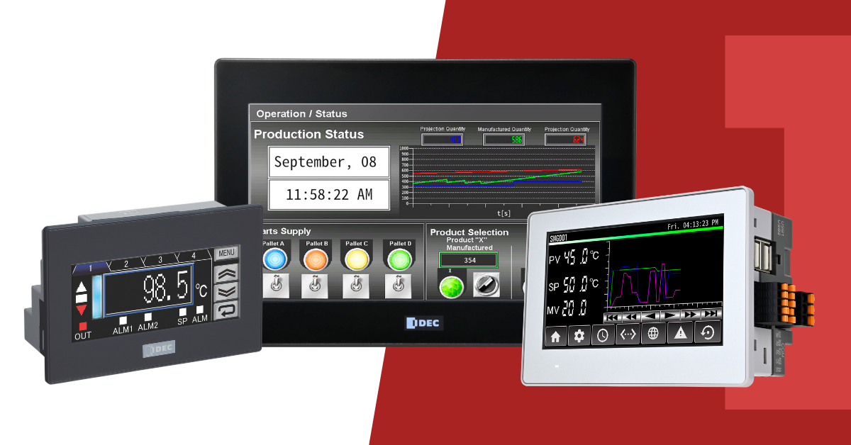 All-in-One HMI + PLC solutions | Integrated automation by IDEC